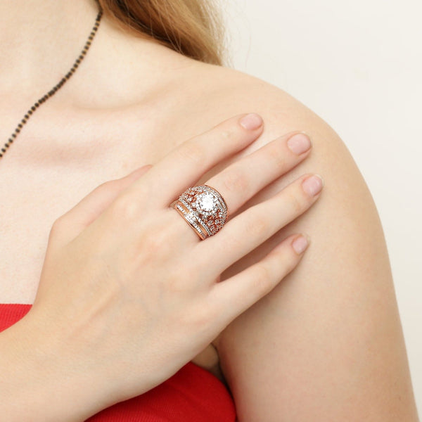 Rose gold ring | Rose Gold Plated Sterling Silver Jewelry | Premium ...